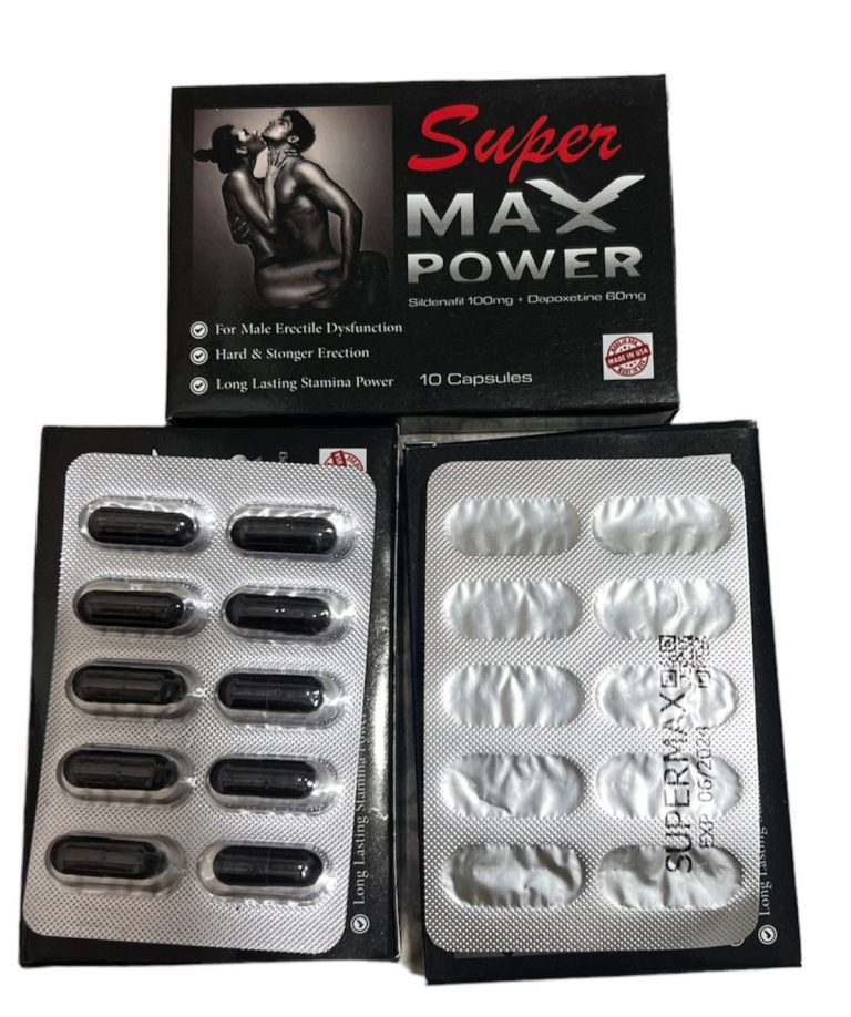 Super Max Power Men Capsule - for Long-Lasting Stamina Power